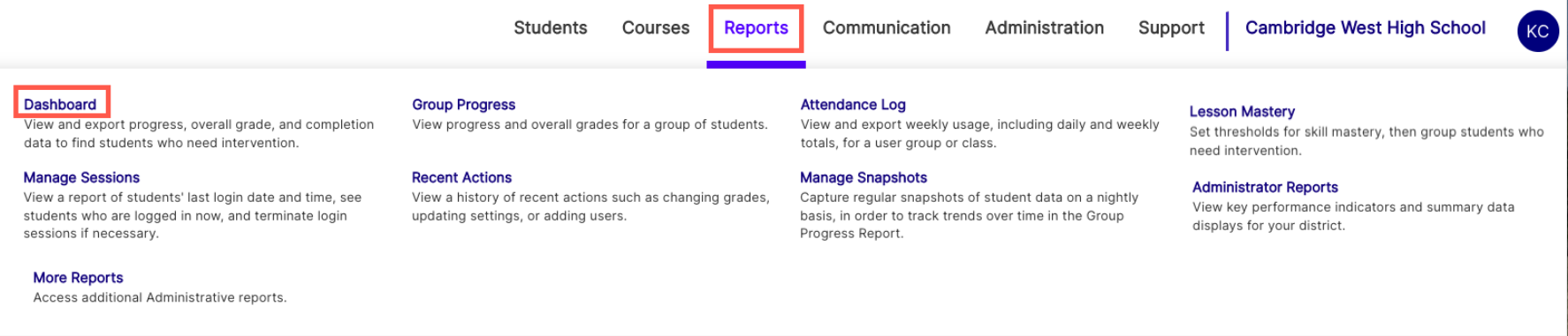 Changing a Warm-up, Instruction, or Summary Score from the Dashboard ...