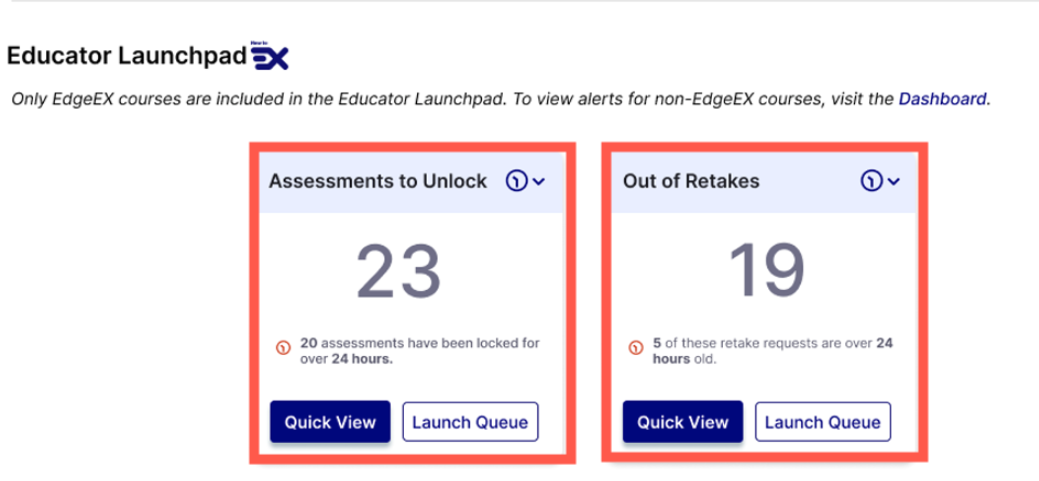 EdgeEX – Using the Educator Launchpad – Edgenuity