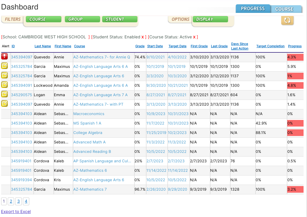 EdgeEX and heritage Edgenuity — Viewing and acting on Alerts – Edgenuity EdgeEX and heritage Edgenuity — Viewing and acting on Alerts – Edgenuity