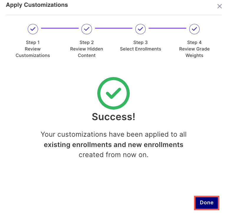 EdgeEX — Customizing a course for a section – Edgenuity
