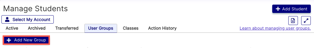 Creating a User Group – Edgenuity