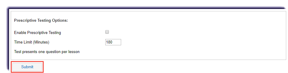 Prescriptive Testing Options – Edgenuity
