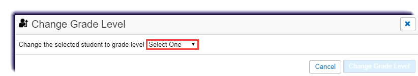Changing the Grade Level of a Student – Edgenuity