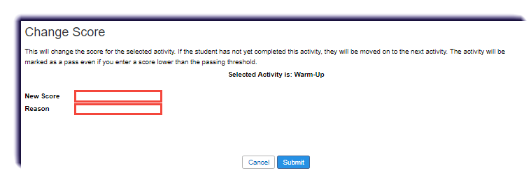Passing an Activity with the Current Score – Edgenuity