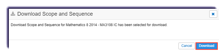 Accessing the Scope and Sequence of a Course – Edgenuity