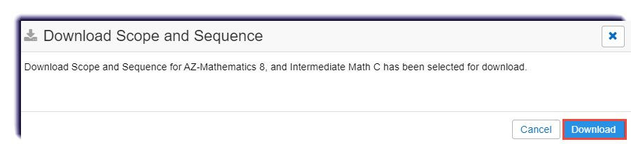Accessing the Scope and Sequence for Multiple Courses – Edgenuity