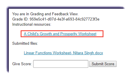 Grading a Project, Performance Task, or Lab from the Dashboard – Edgenuity