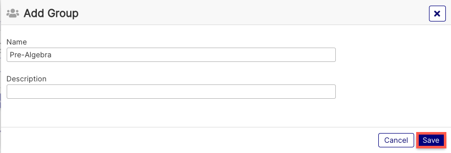 Creating a User Group – Edgenuity